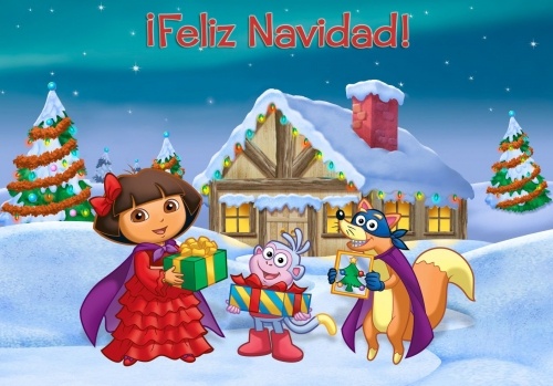Dora La Exploradora Navidad Dora La Exploradora Gorro Navidad