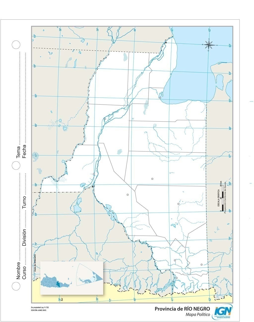 Mapa Do Rio Rio Negro